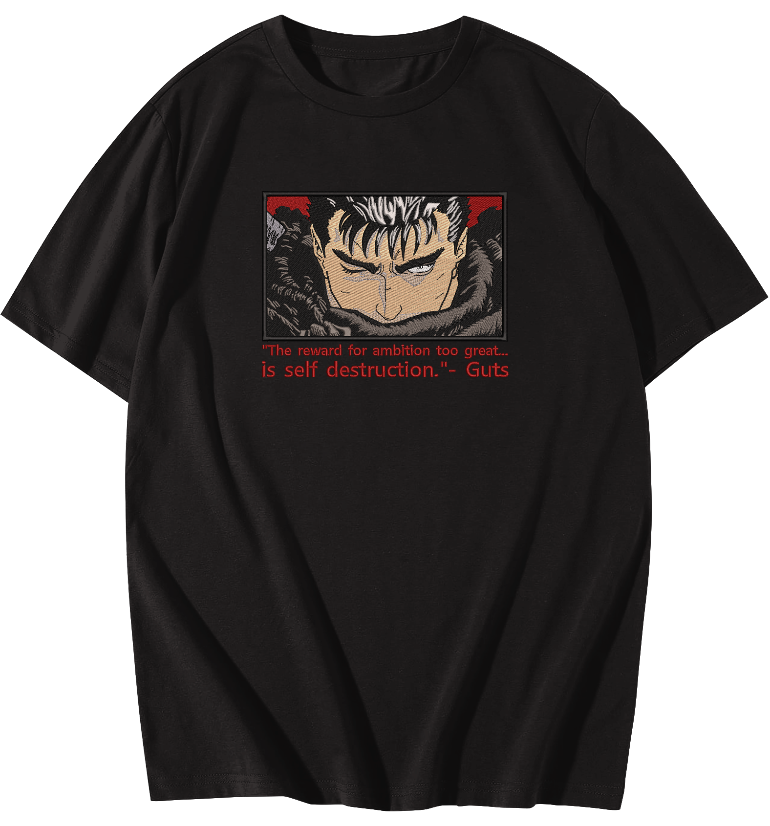 Guts embroidered Oversize T-Shirt– Bearbroidery Clothing