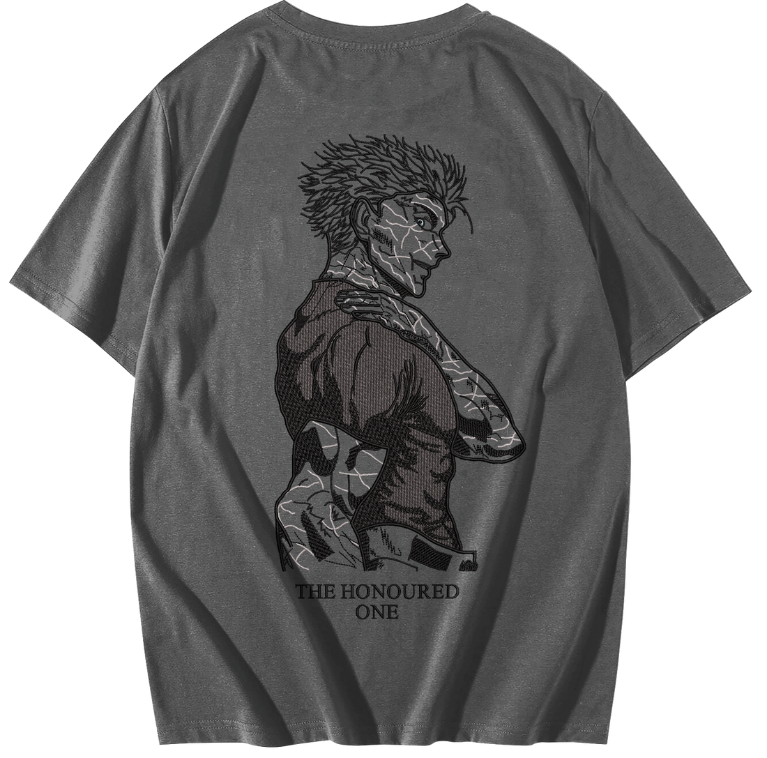 The Honoured One Embroidered Oversize T-Shirt– Bearbroidery Clothing