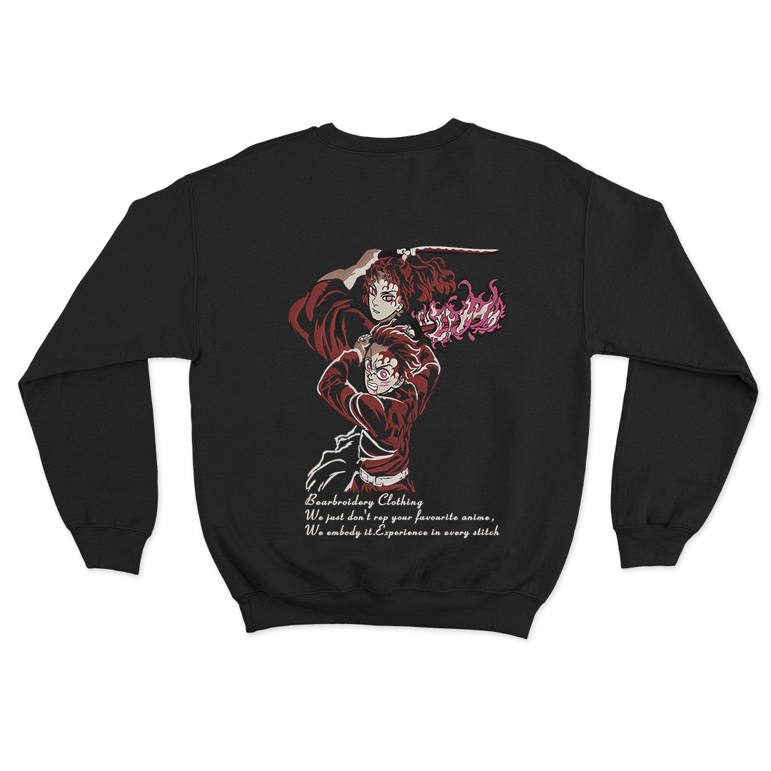 Tanjiro X Yoriichi Embroidered Sweatshirt– Bearbroidery Clothing